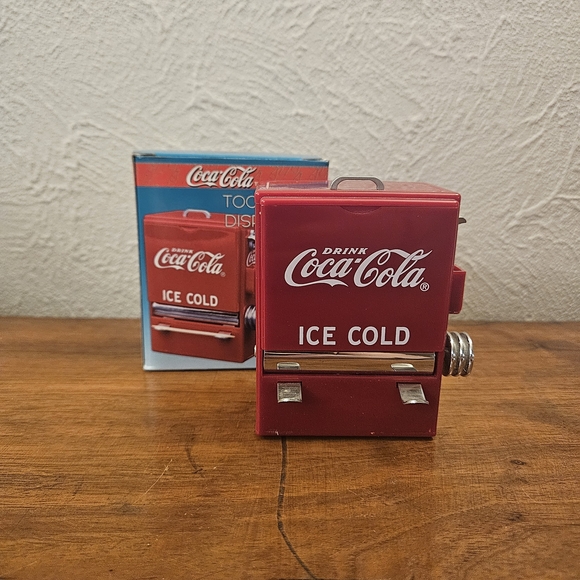 Coca Cola | Kitchen | Cocacola Toothpick Dispenser Red Plastic Drink ...